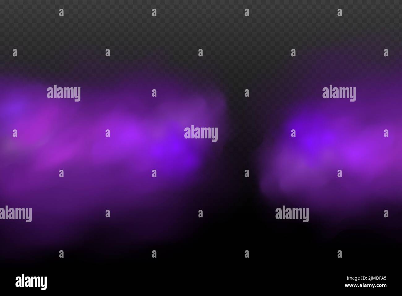 Purple poisonous gas, dust and smoke effect.Realistic scary mystical ...