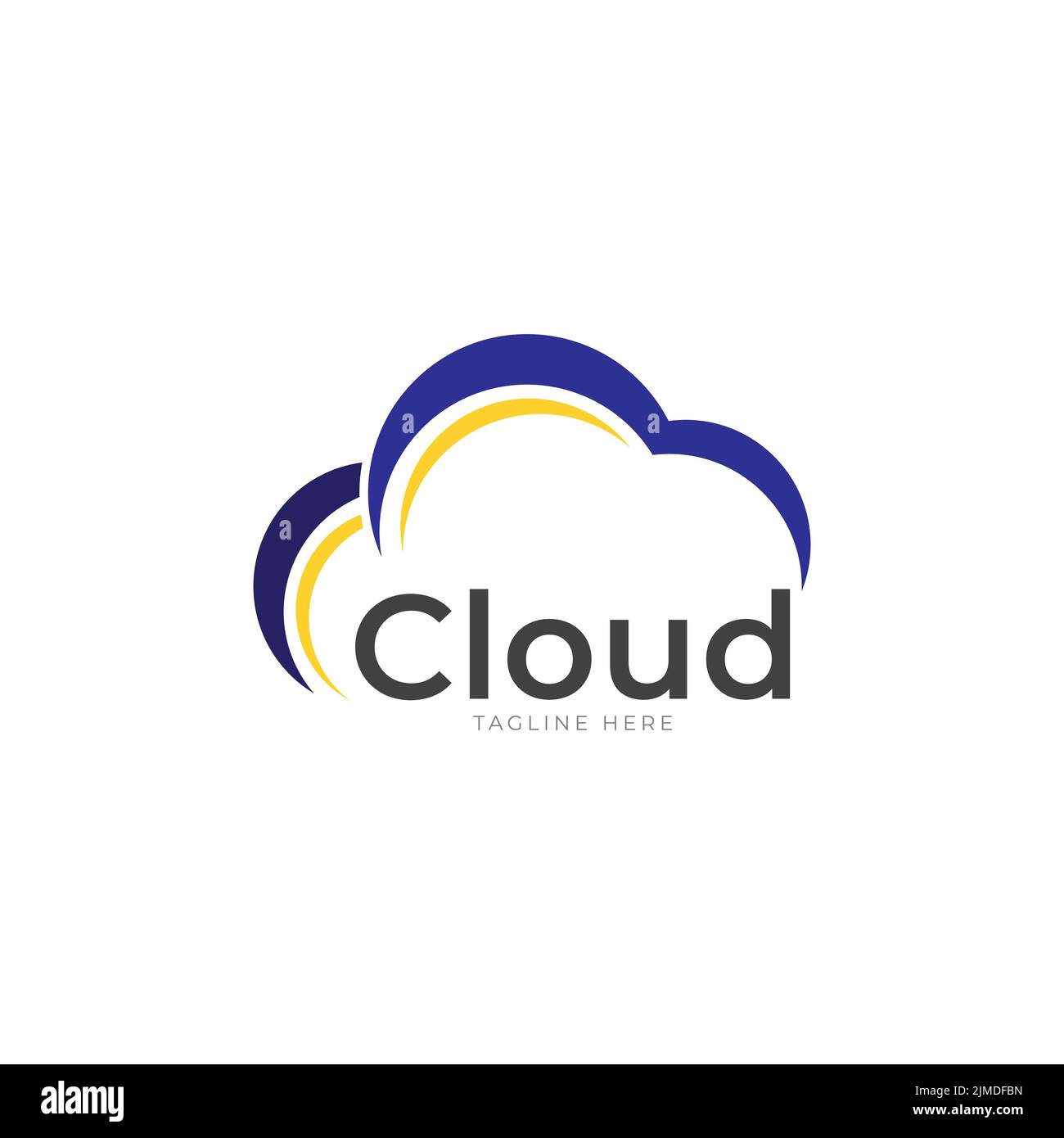 a vector logo sample of cloud Stock Vector Image & Art - Alamy