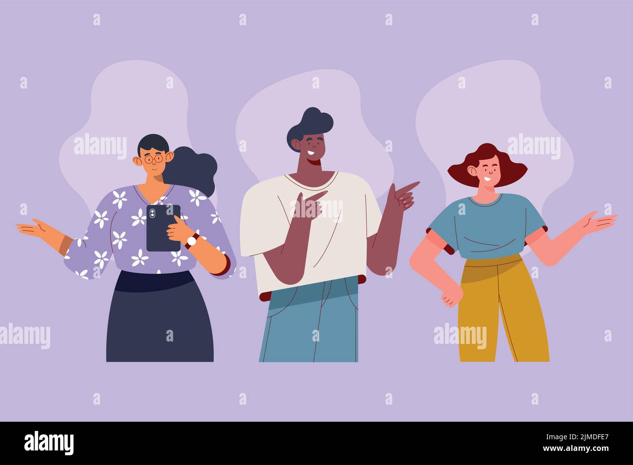 persons finger point avatars characters Stock Vector Image & Art - Alamy