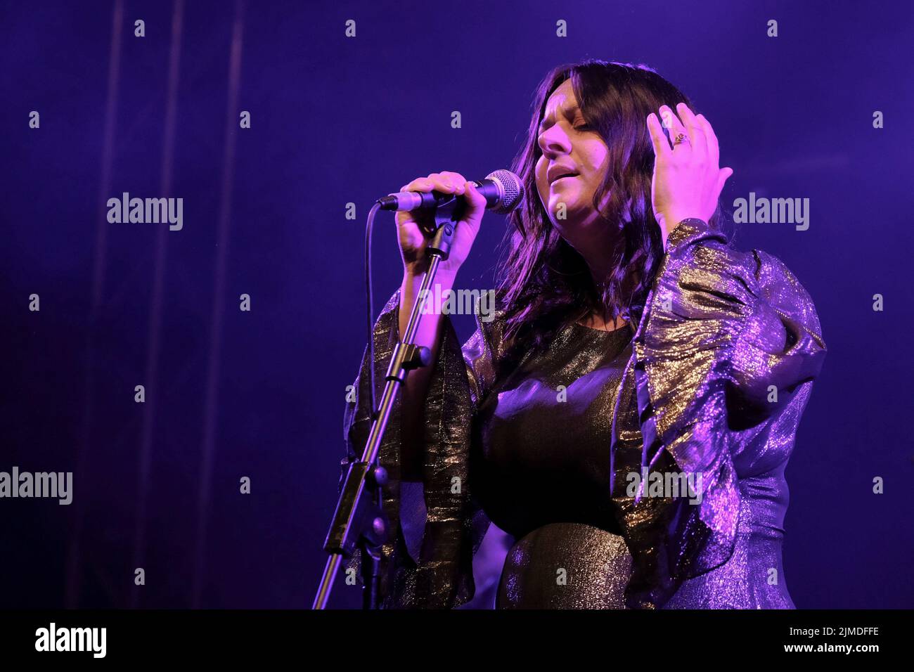 Wickham, Hampshire, UK. 5th Aug 2022. Pakistan-born British singer ...