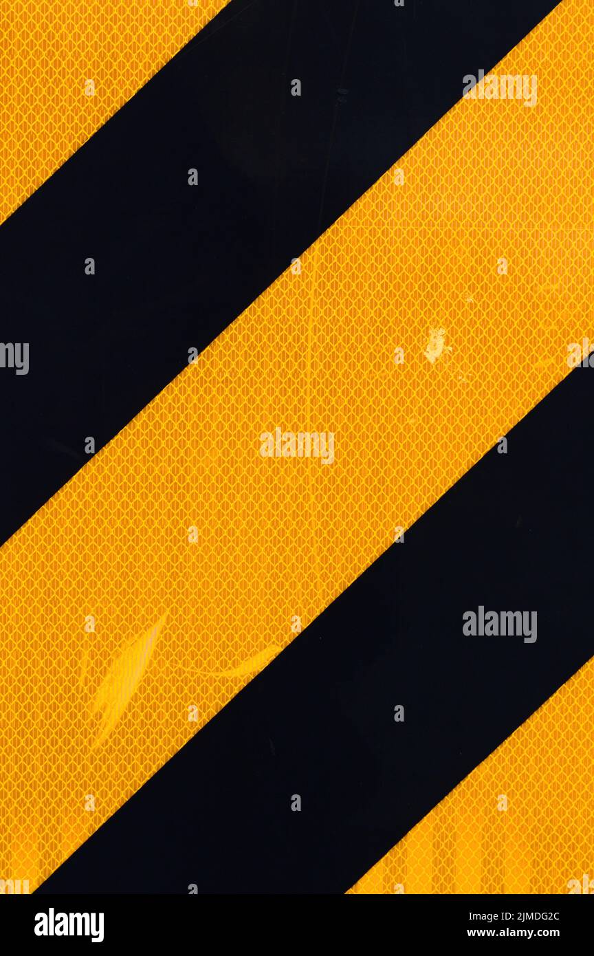 Warning Road Sign Stock Photo - Alamy