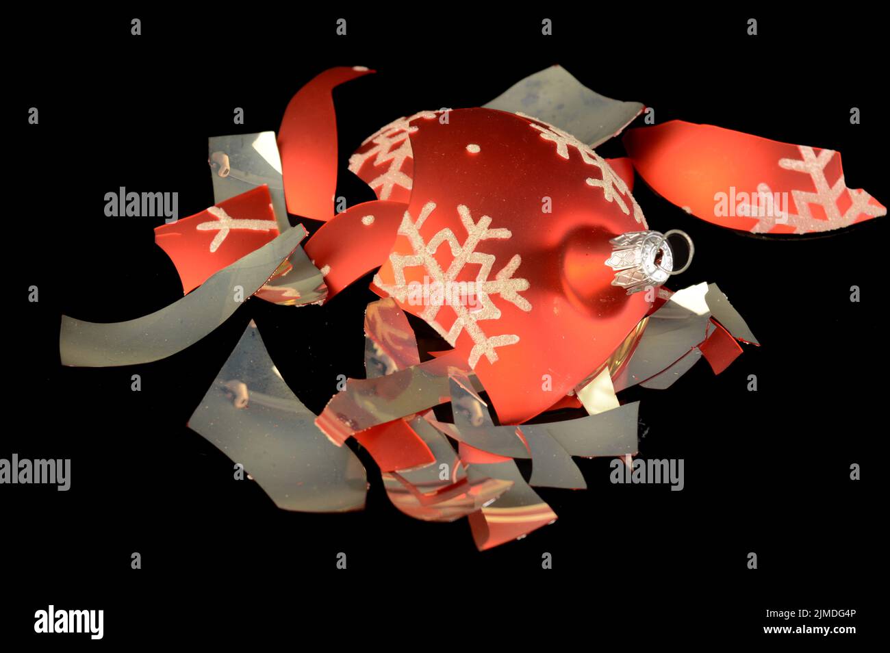 Broken christmas bauble hi-res stock photography and images - Alamy