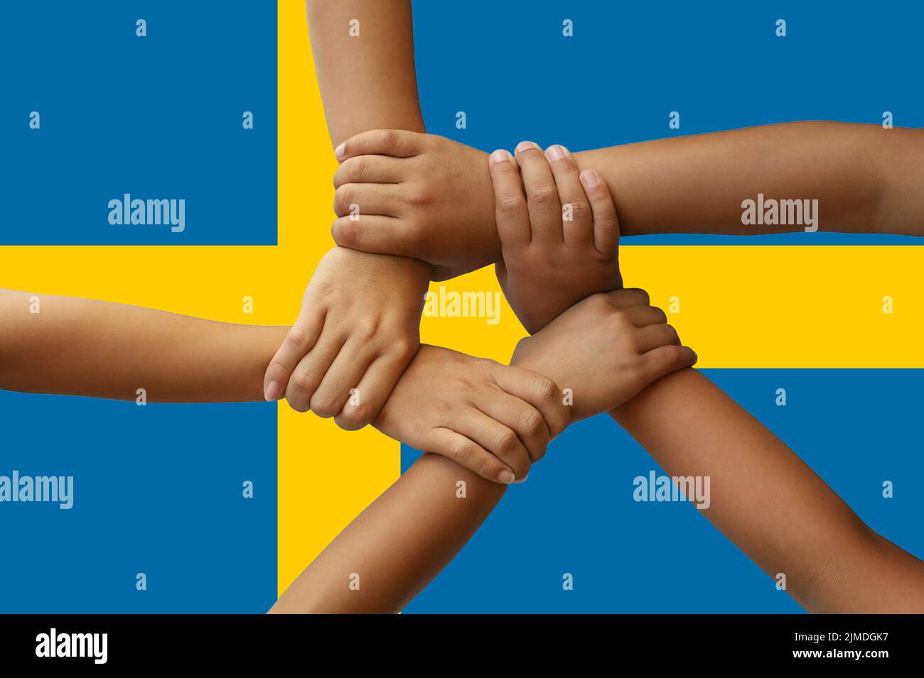 Sweden flag people hi-res stock photography and images - Alamy
