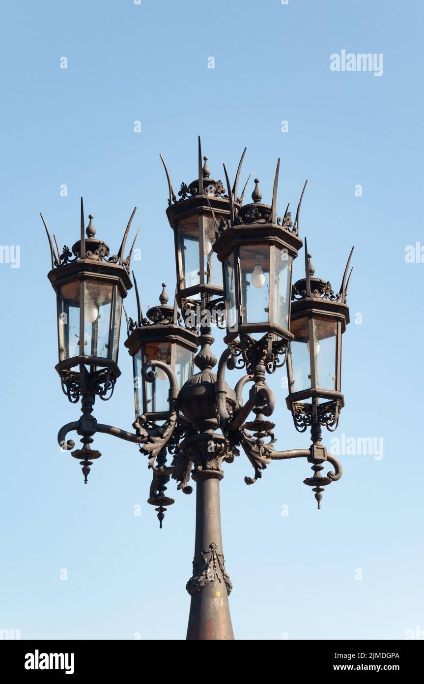 German street lamp hi-res stock photography and images - Alamy