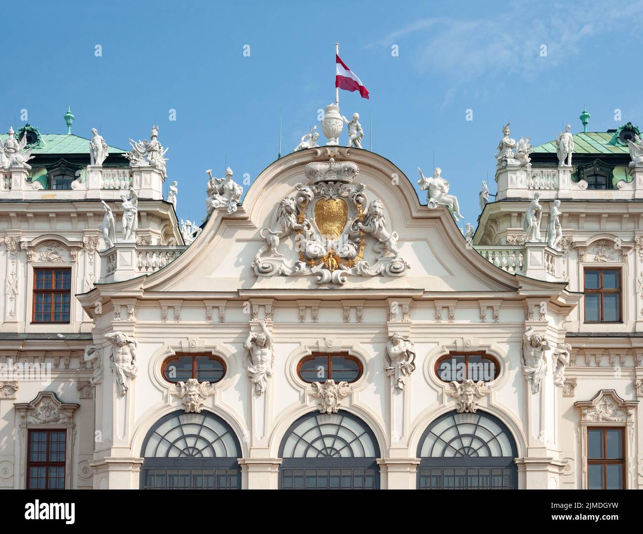 Baroque art belvedere palace hi-res stock photography and images - Alamy