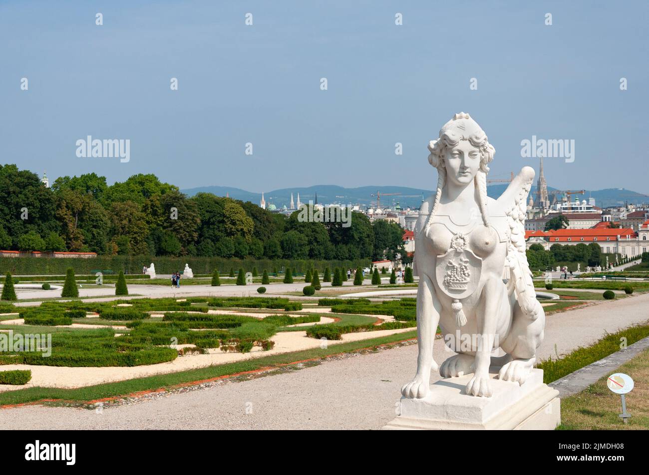Belvedere Garden, Vienna, Austria Stock Photo - Alamy