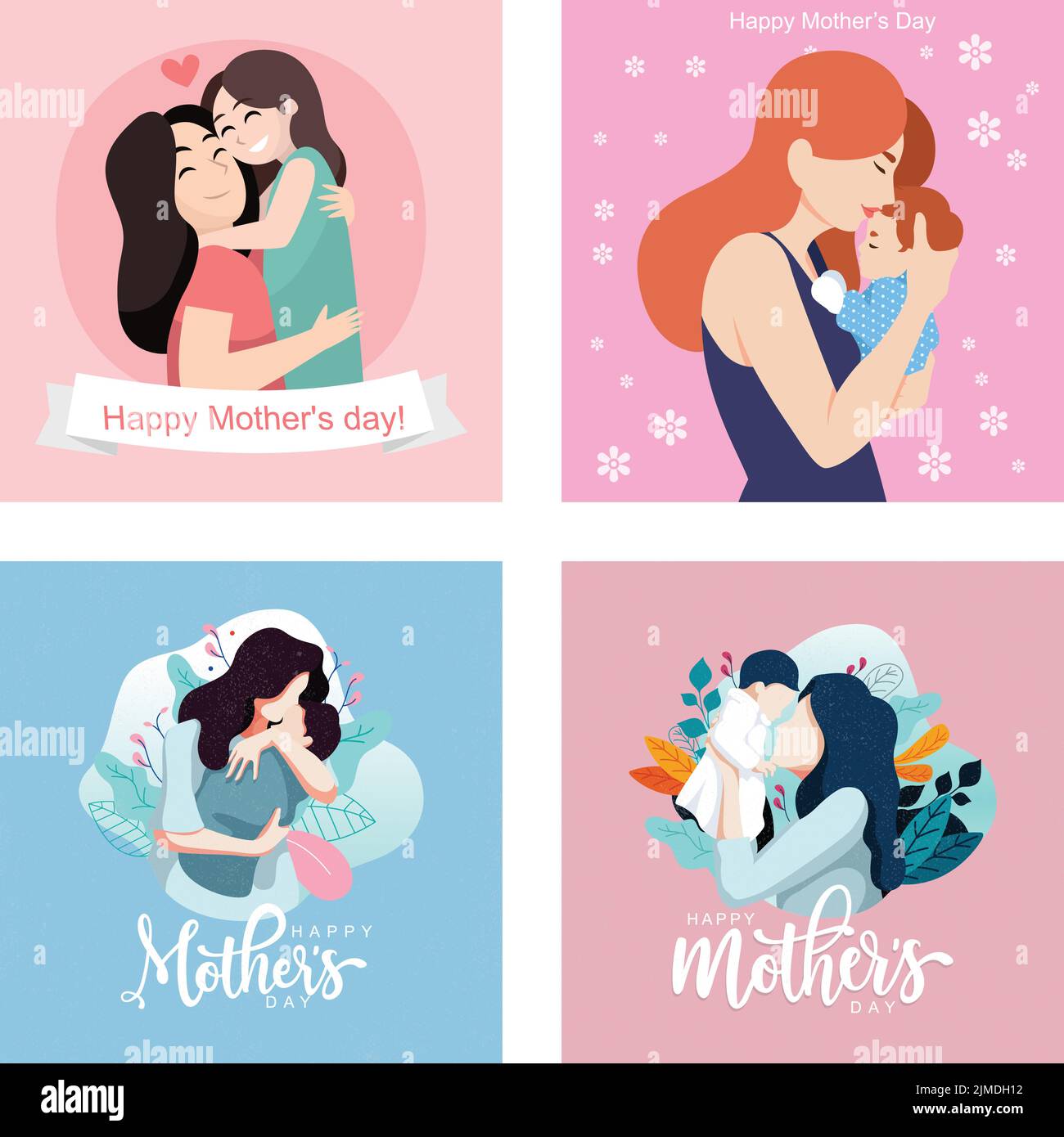 Mother day illustration hi-res stock photography and images - Alamy