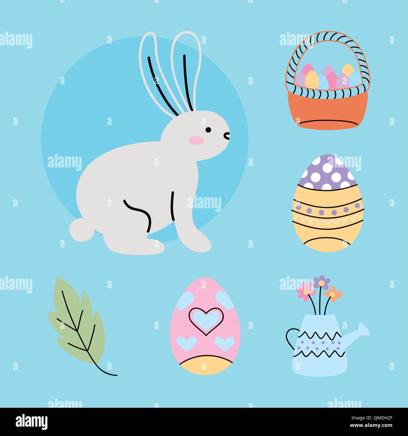 Celebrating easter happy easter day Stock Vector Images - Alamy