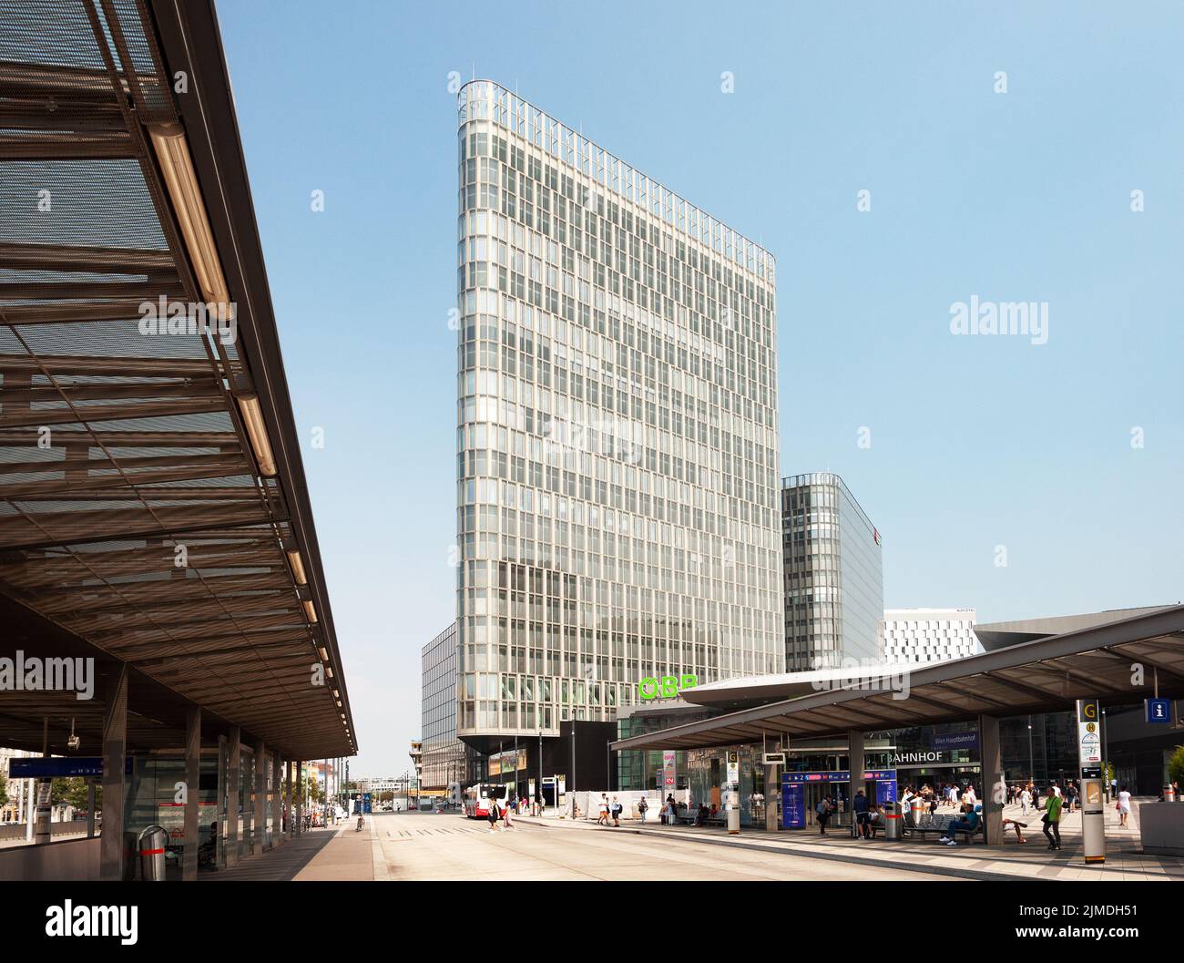 Modern high-rise buildings in Vienna, Austria Stock Photo - Alamy