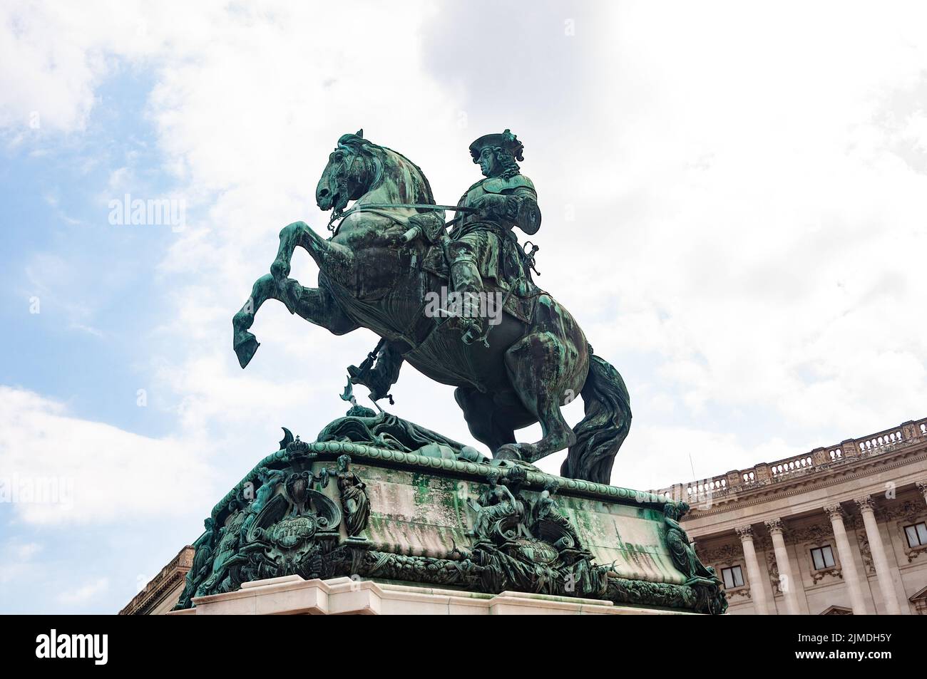 Prince Eugene of Savoy monument, Vienna Stock Photo - Alamy
