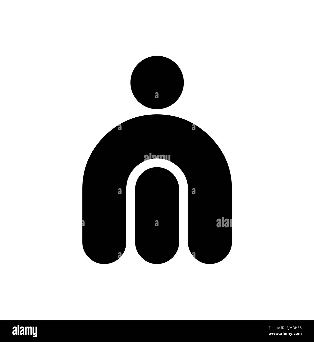 A vector illustration of IM company logo isolated on a white background ...