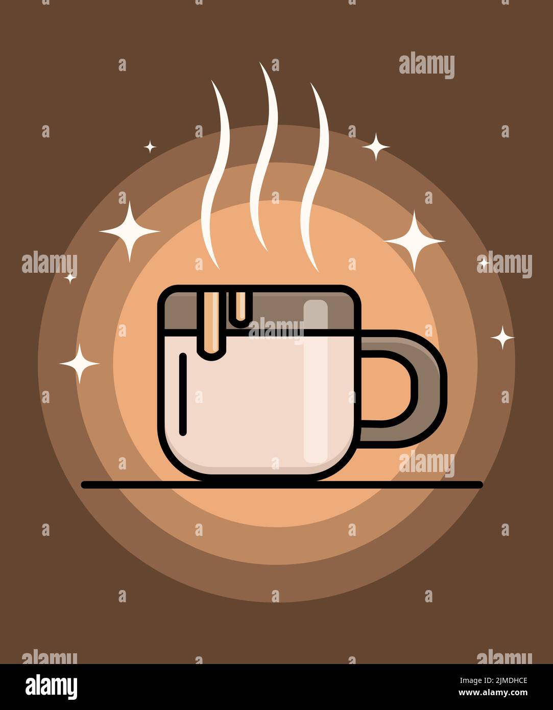 cup of coffee vector illustr Stock Vector Image & Art - Alamy
