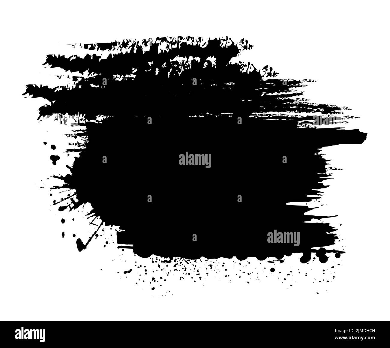 Black blob object on White Background. Vector illustration Stock Vector ...