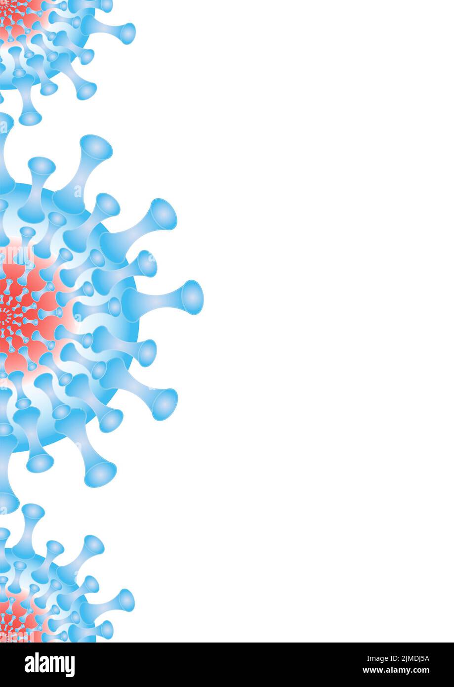 Coronavirus - isolate on a white background, format A4 Stock Photo - Alamy
