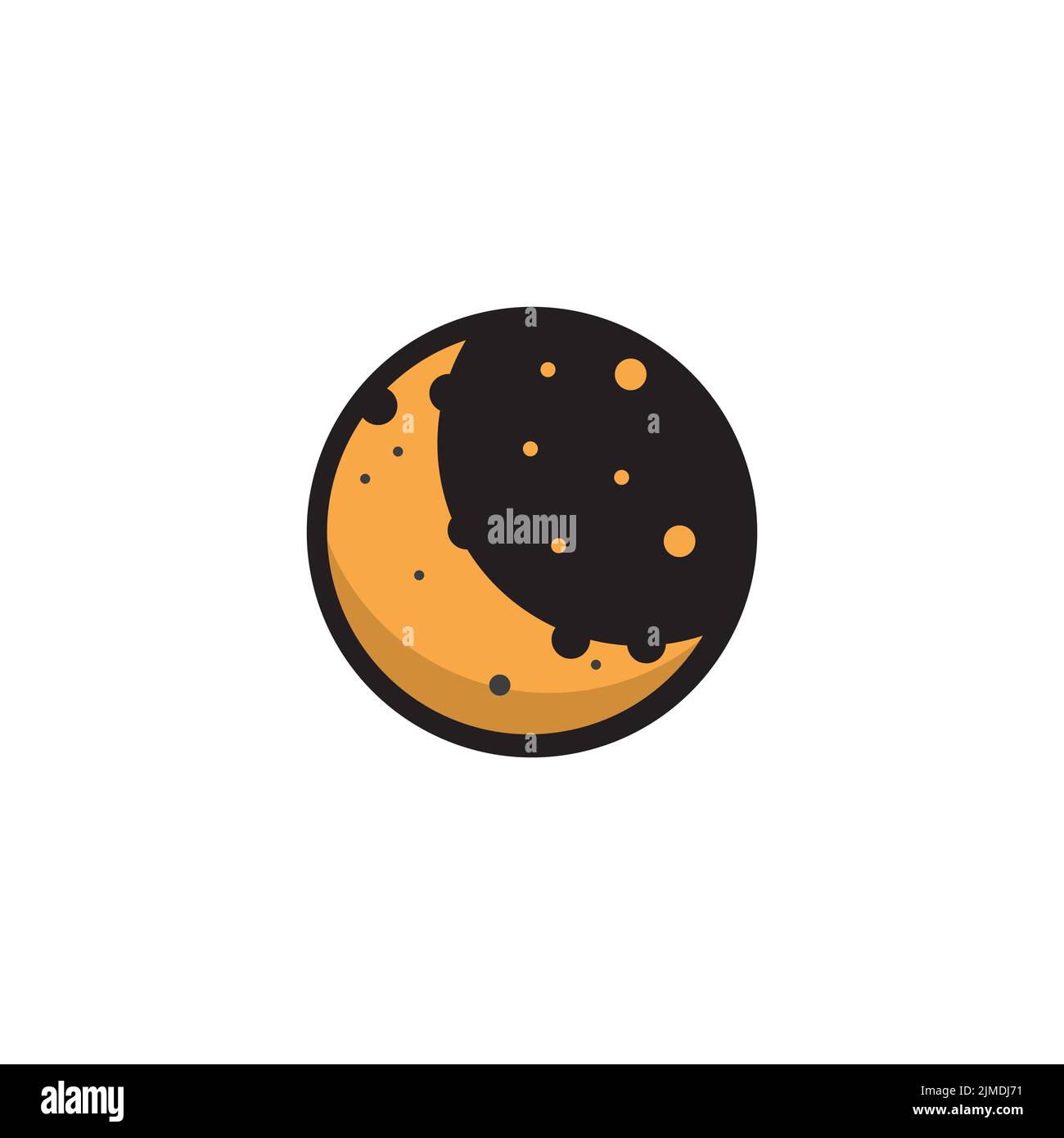 a vector logo of cookie moon Stock Vector Image & Art - Alamy