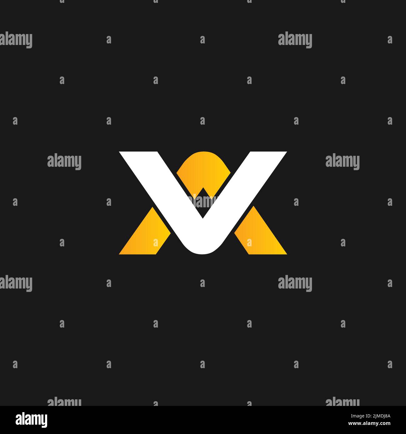 A vector illustration of a letter A V logo with attractive design Stock ...
