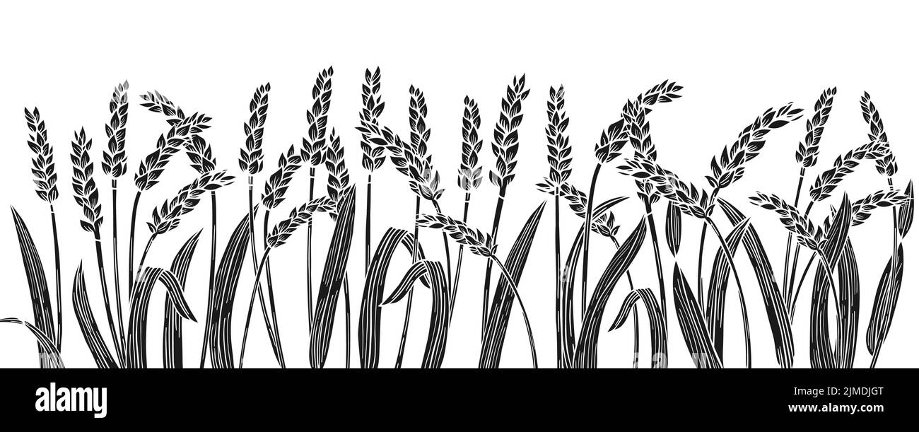 Wheat Stencil Pattern