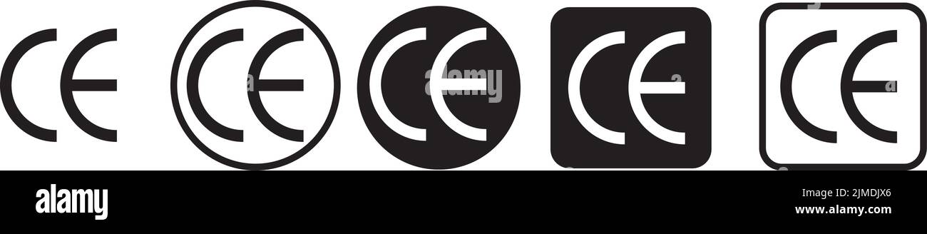 Ce marks Stock Vector Images - Alamy
