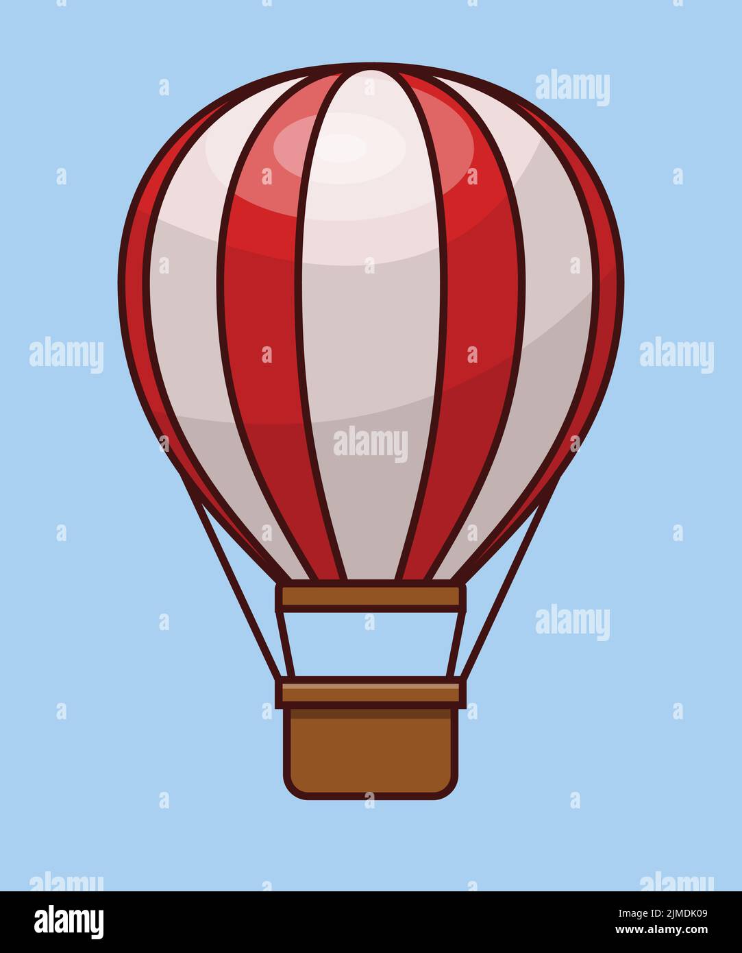 hot air balloon vector illustration Stock Vector Image & Art - Alamy