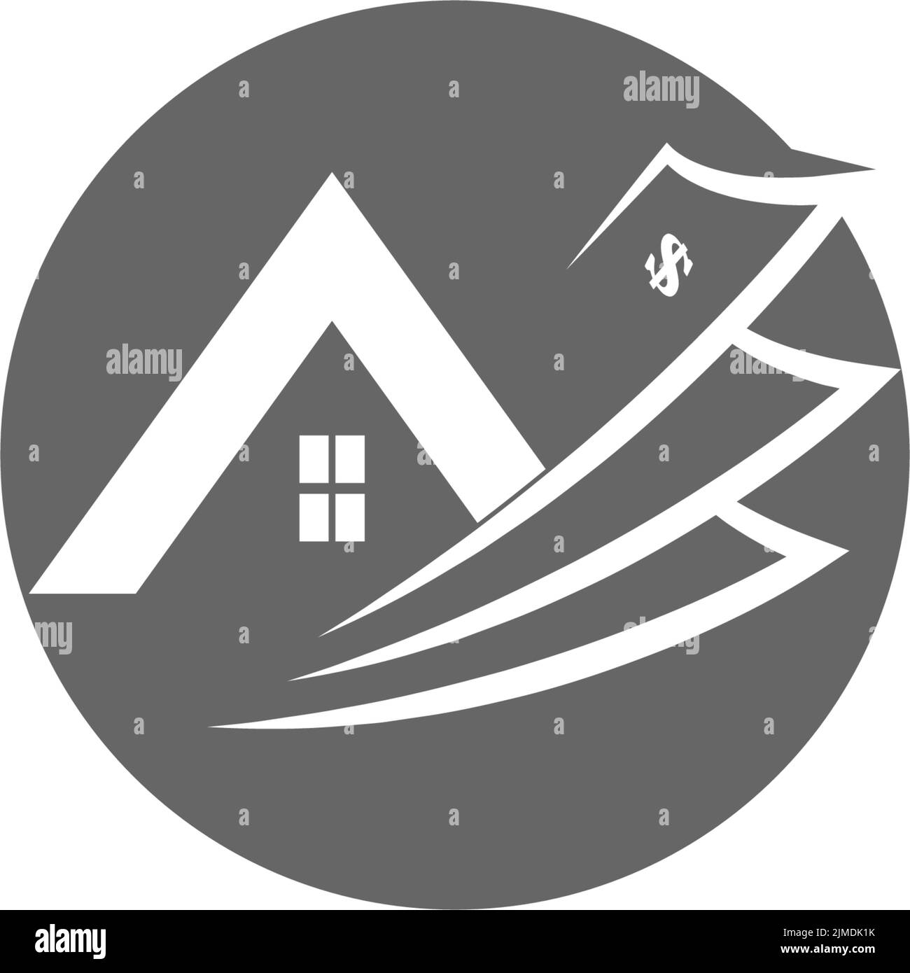 financial center logo design vector illustration icon Stock Vector ...