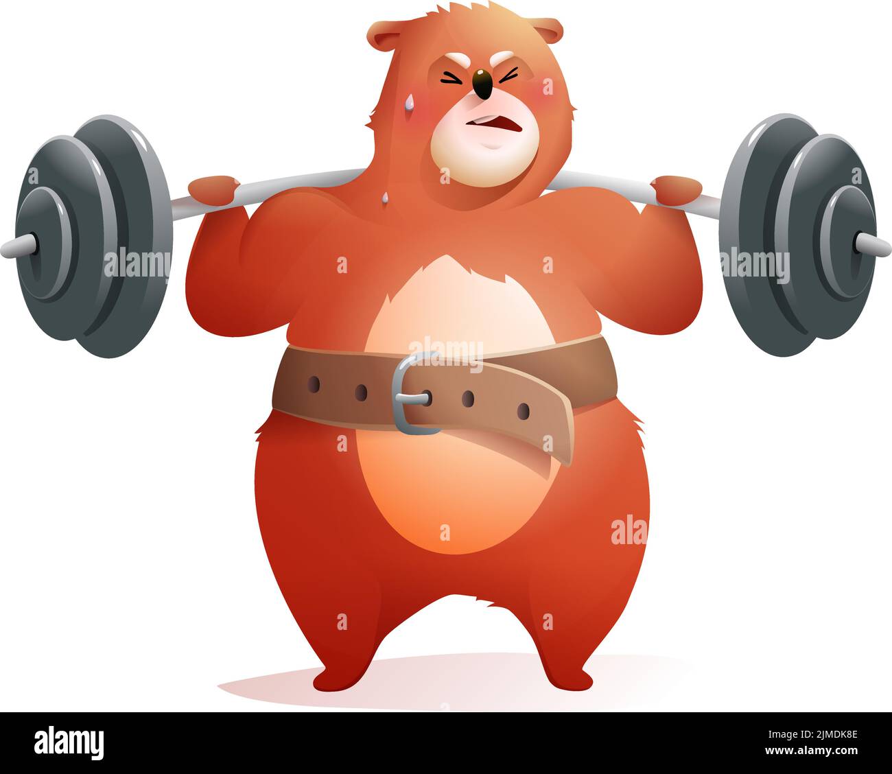 Cartoon barbell Stock Vector Images - Alamy