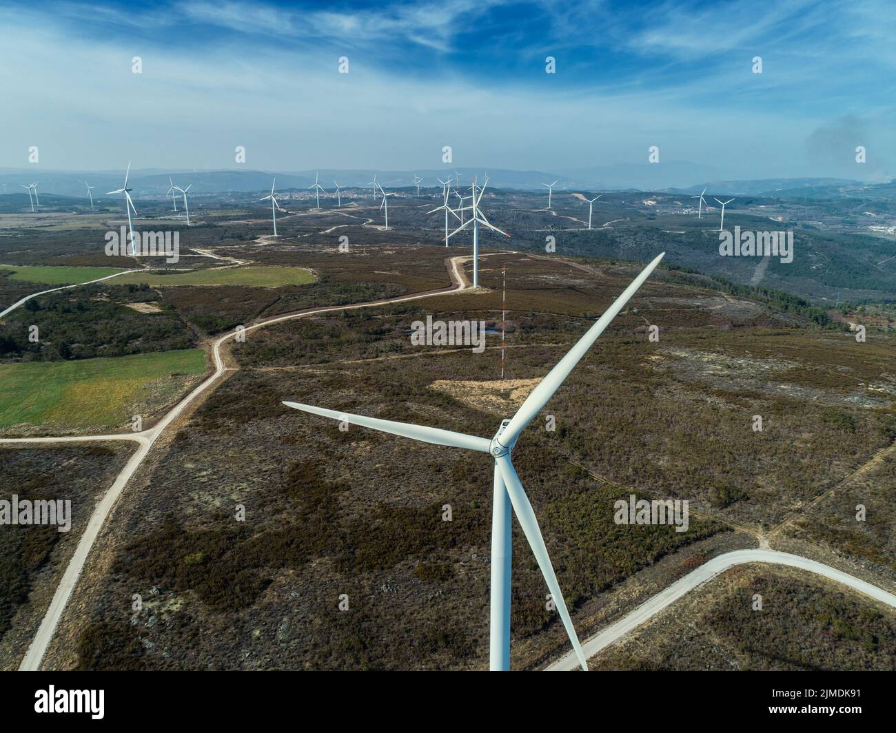 Portugal wind farm hi-res stock photography and images - Alamy