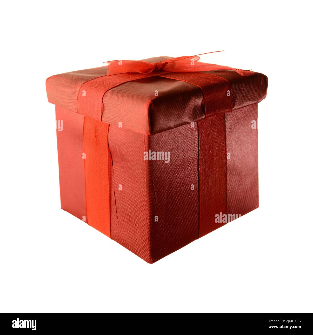 Red Gift Box Stock Photo - Alamy