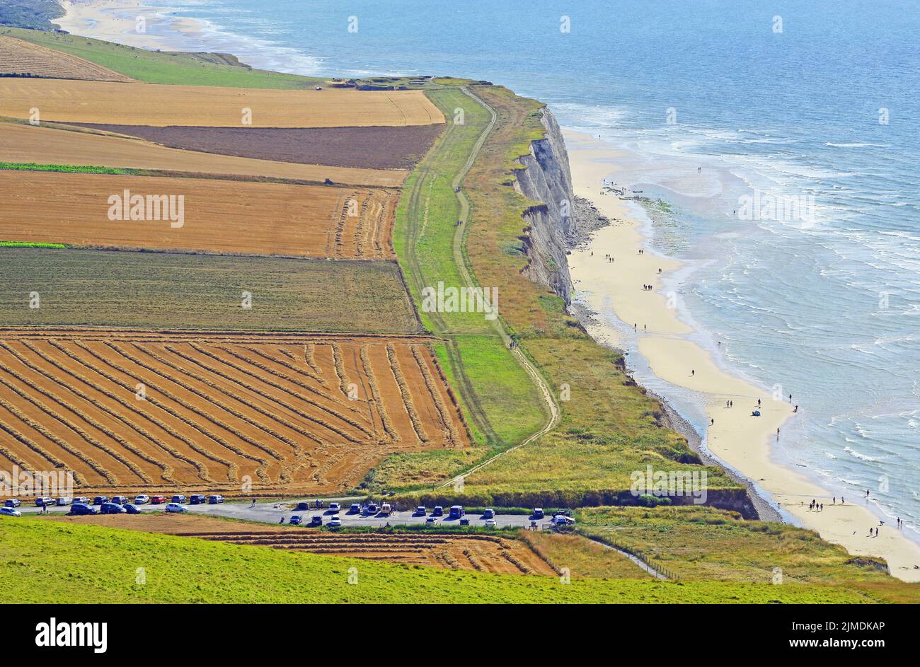 Opal Coast seen from Cap Blanc-Nez, Normandy, France Stock Photo - Alamy