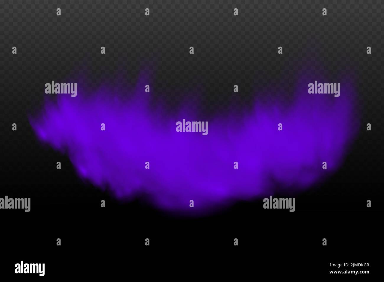 Purple poisonous gas, dust and smoke effect.Realistic scary mystical ...