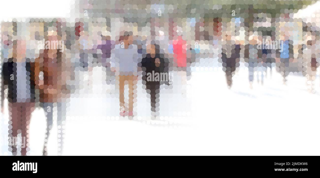 People grid abstract background Stock Photo - Alamy