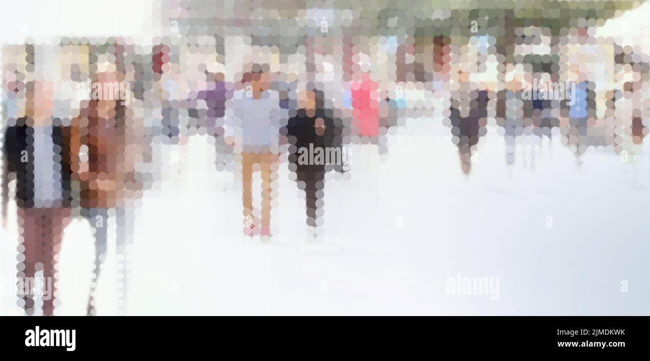 People grid abstract background Stock Photo - Alamy