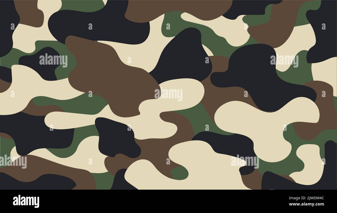A vector of a military camouflage army cloth texture background Stock ...