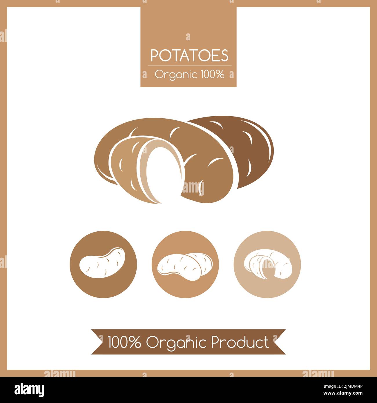 Potatoes vector hi-res stock photography and images - Alamy