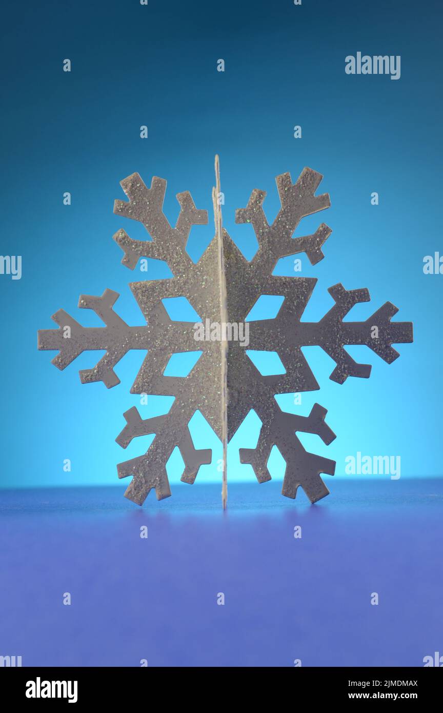 Cool Winter Snowflake Stock Photo - Alamy