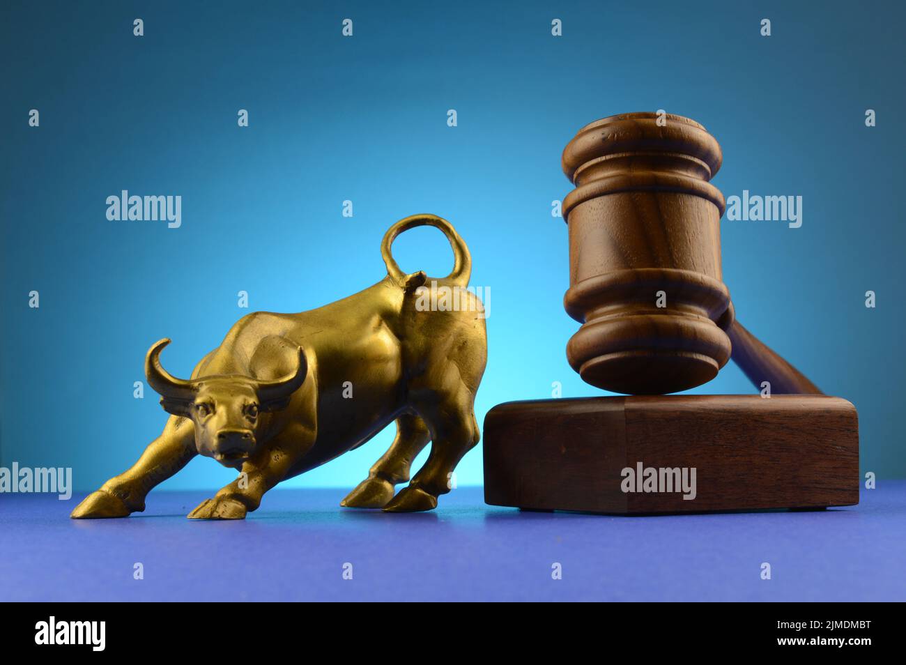 Bull Market Legalities Stock Photo - Alamy