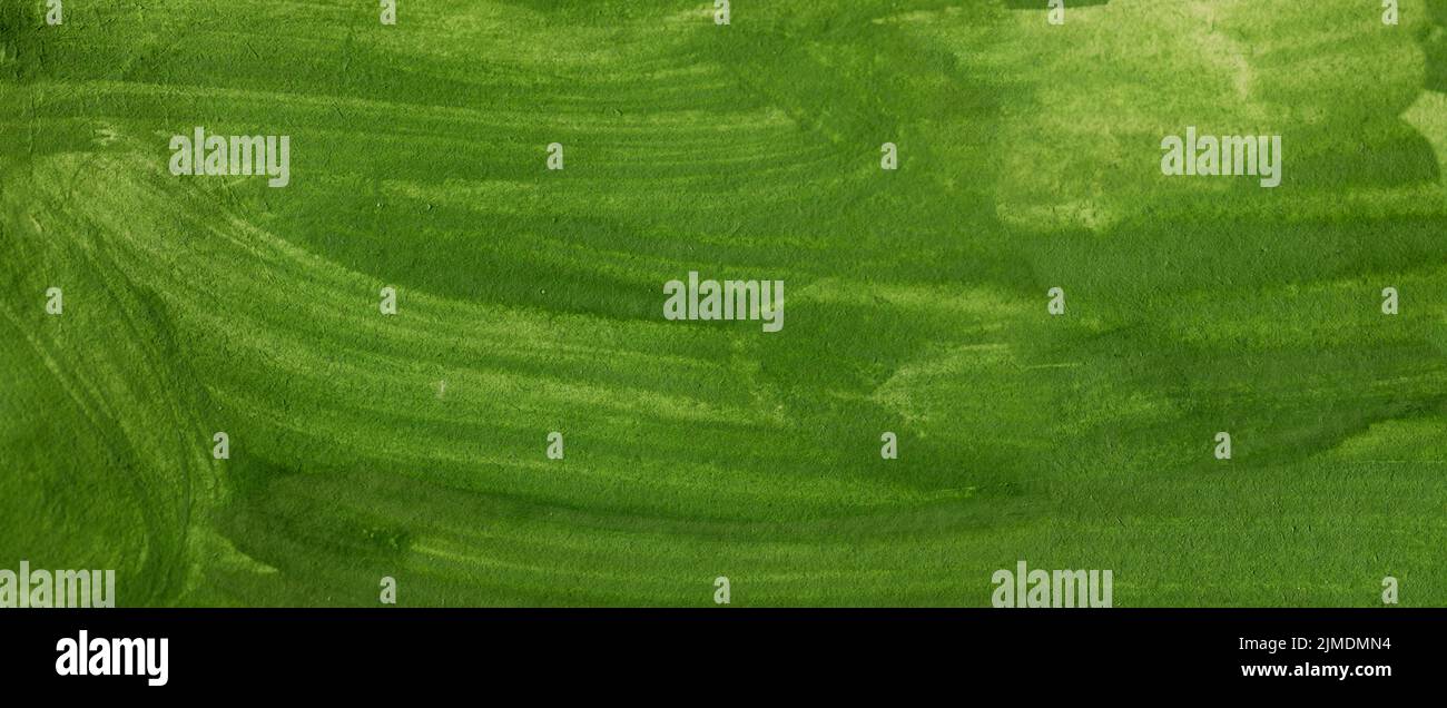 Abstract green paint background with liquid fluid texture background ...