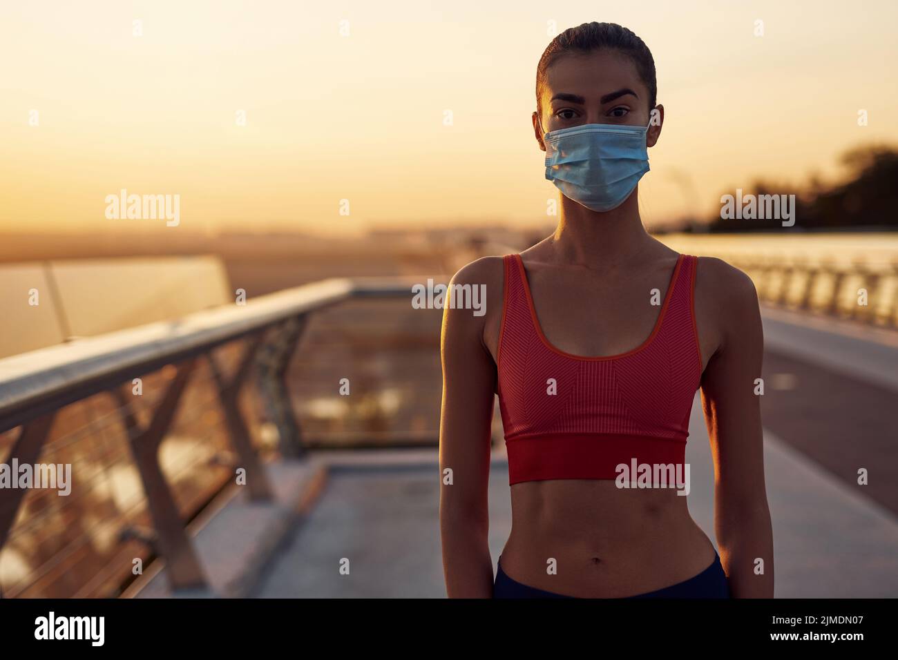 Beautiful girl doing morning hi-res stock photography and images - Alamy