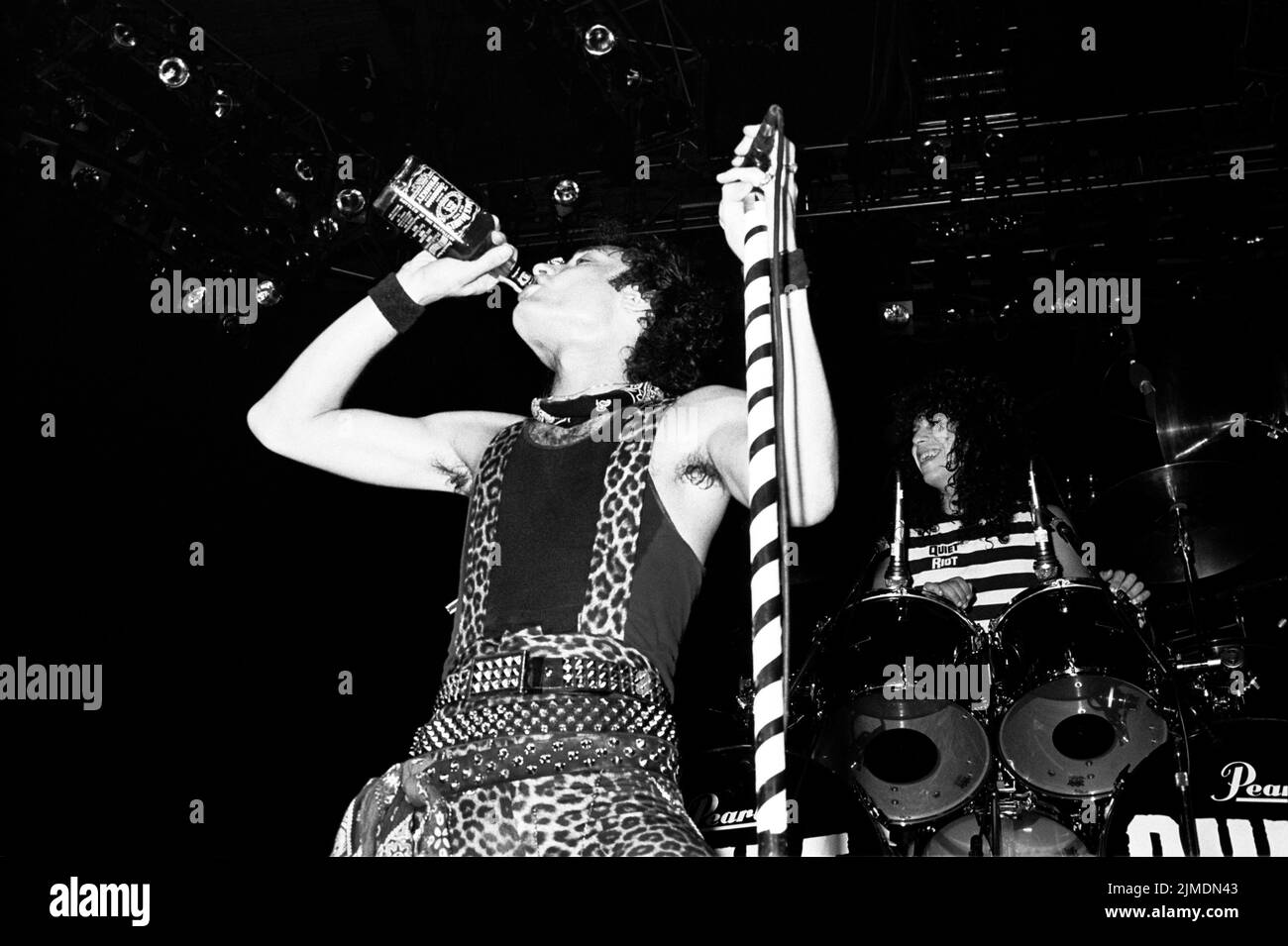 Quiet Riot performing at the Spectrum in Philadelphia, PA.November 5 ...