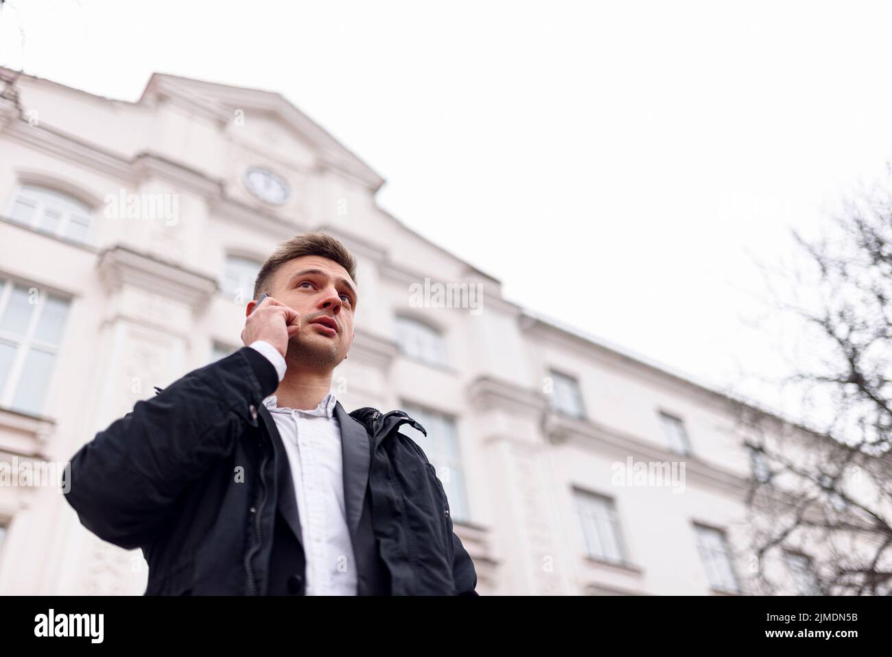 Walking young guy using hi-res stock photography and images - Alamy