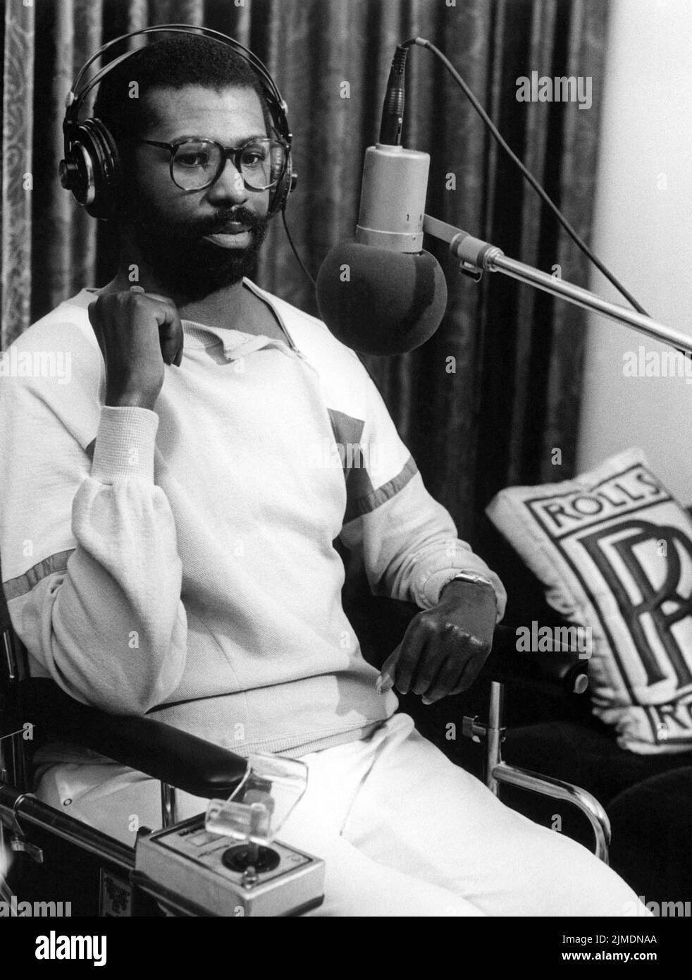 Teddy Pendergrass in the recording studio in Philadelphia, 1984 ...