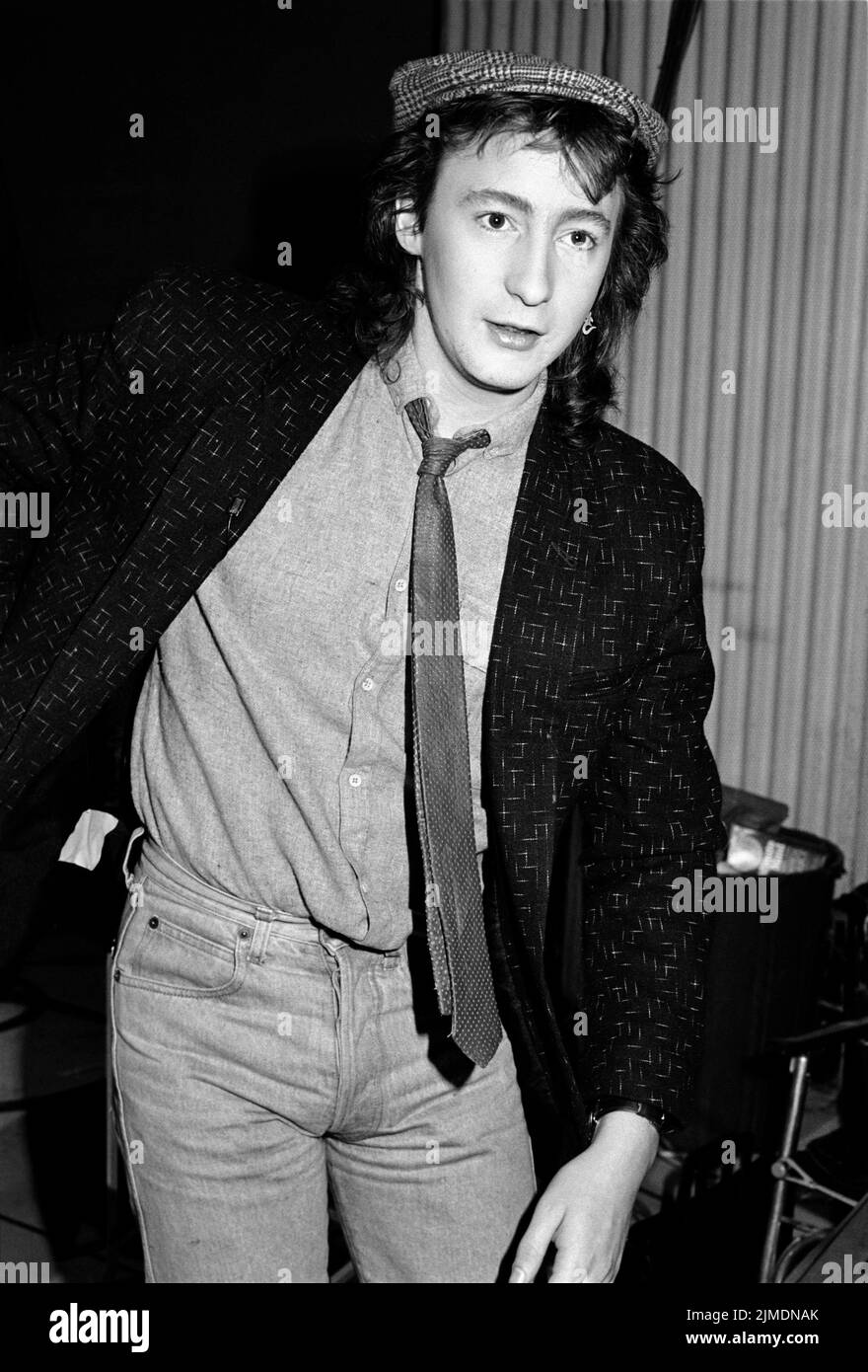Julian Lennon on the set of the television special "The Year That ...