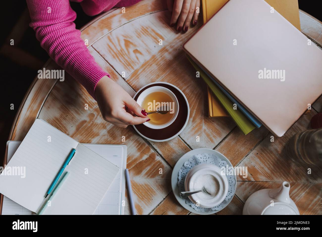 Stirring tea at work hi-res stock photography and images - Alamy
