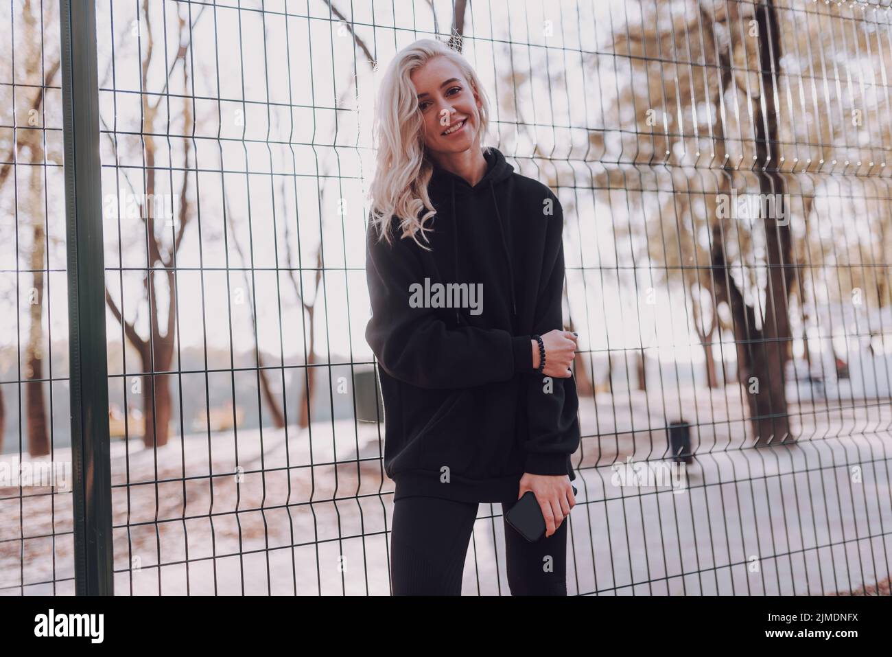 Happy black lady hi-res stock photography and images - Alamy