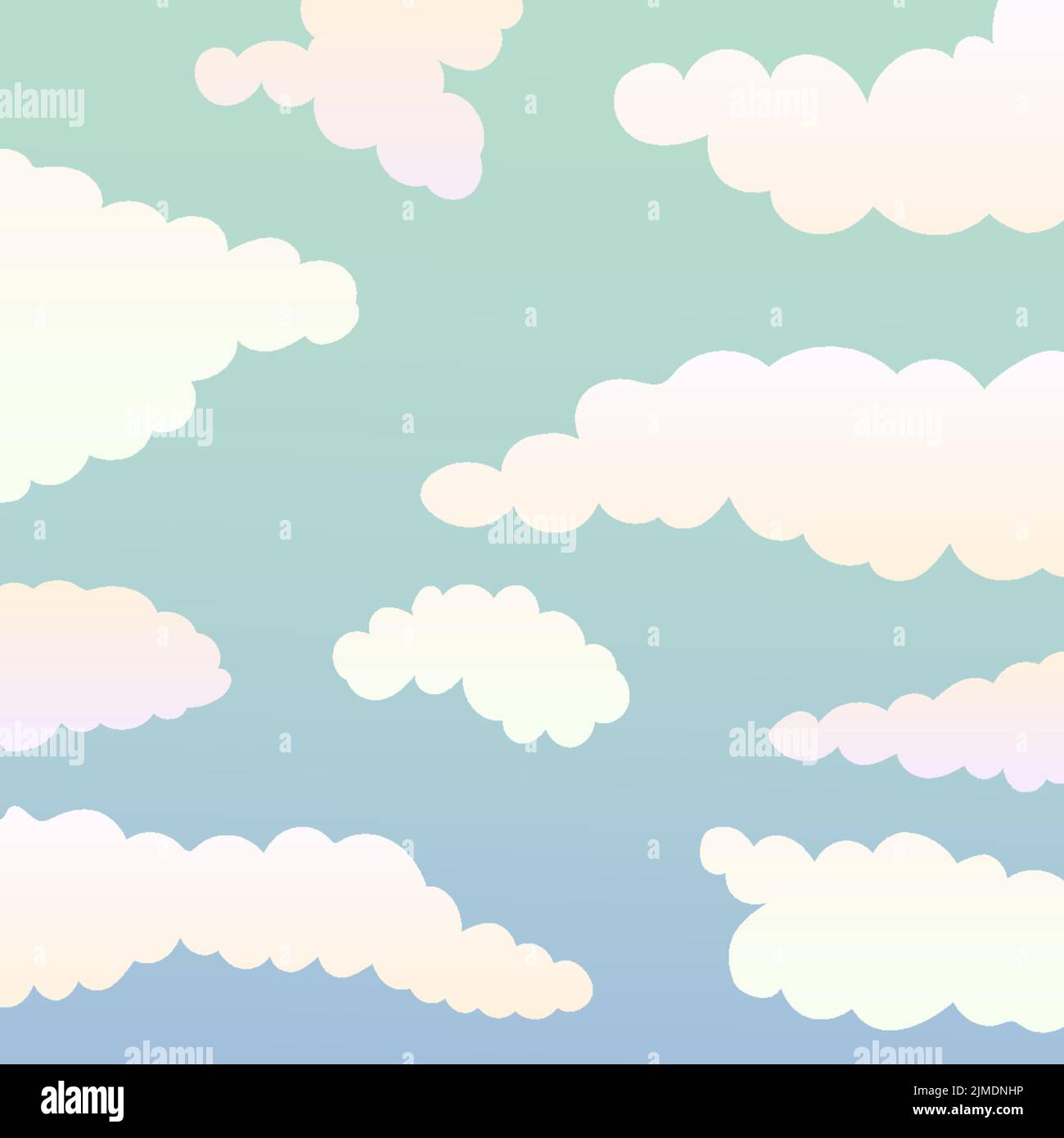 Clouds in the sky atmosphere vector illustration Stock Vector Image ...