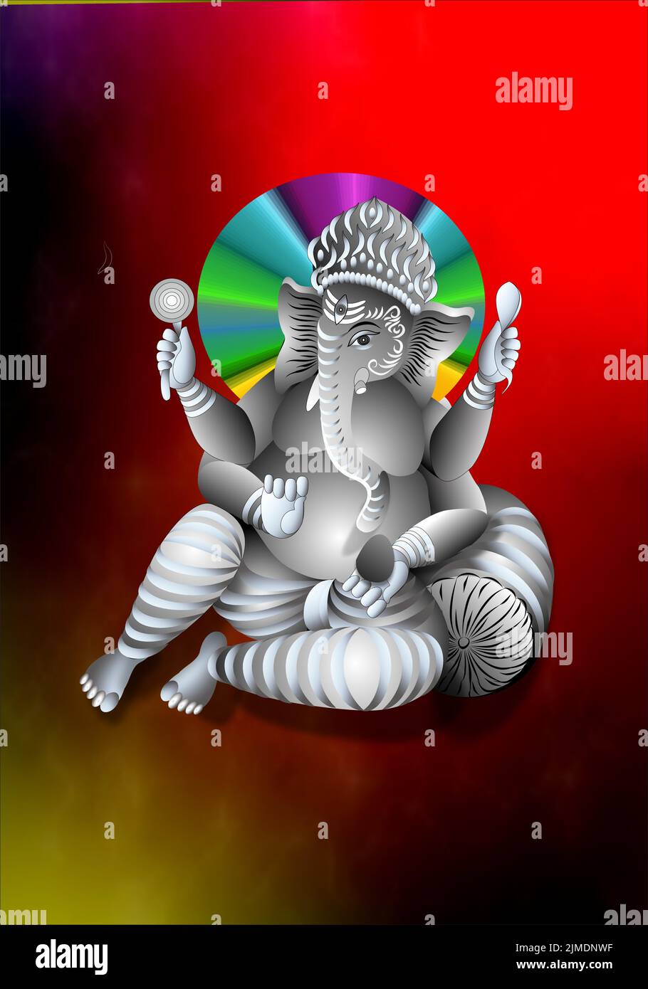 Siddhi vinayak Stock Vector Images - Alamy