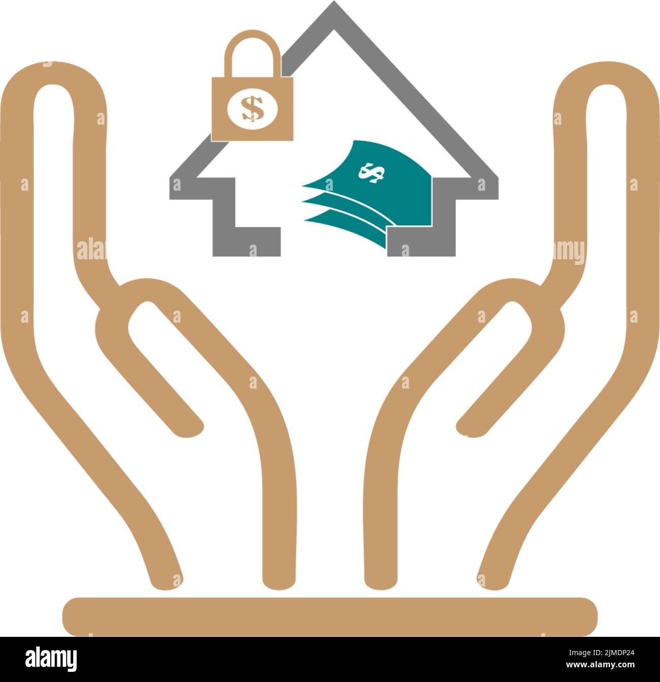 financial center logo design vector illustration icon Stock Vector ...