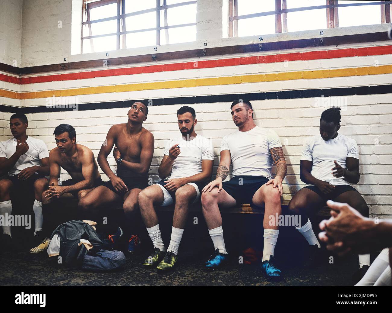 Theyre here because of their love for the sport. a group of handsome ...