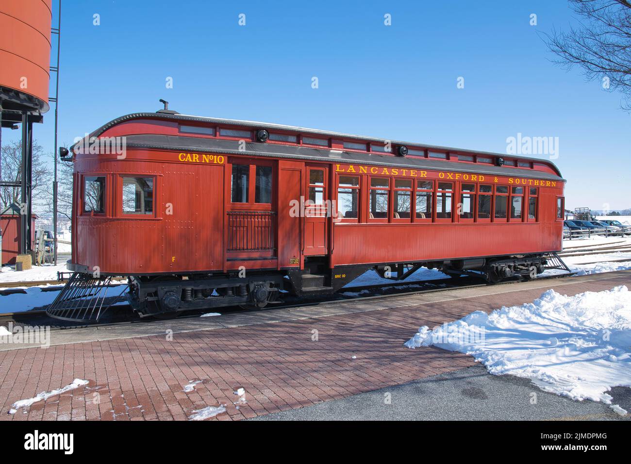 View of a 1910 Rail Car Totally Restored and Operational Stock Photo ...