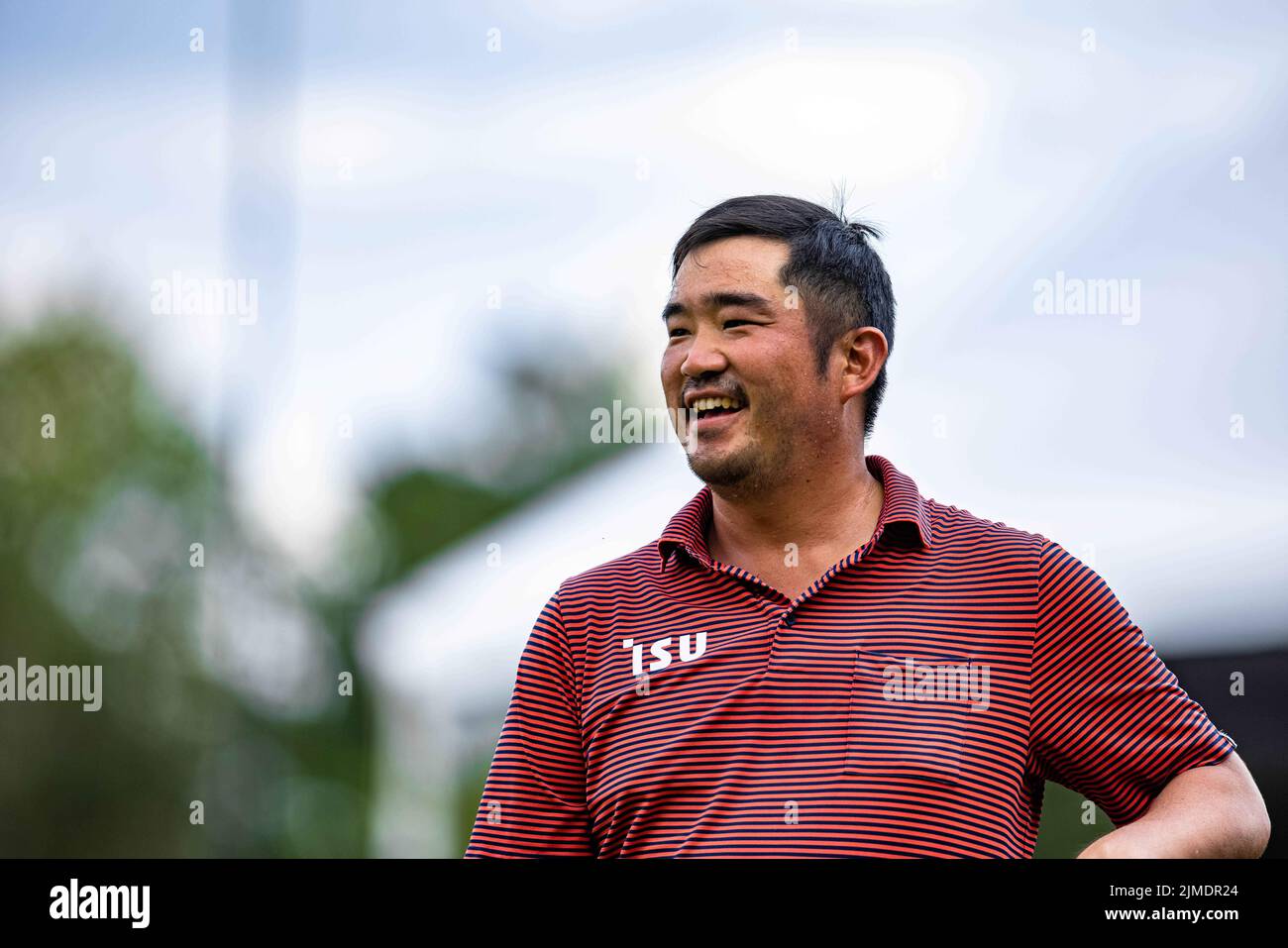 August 5, 2022: John Huh finishes at eight under at the 2022 Wyndham ...