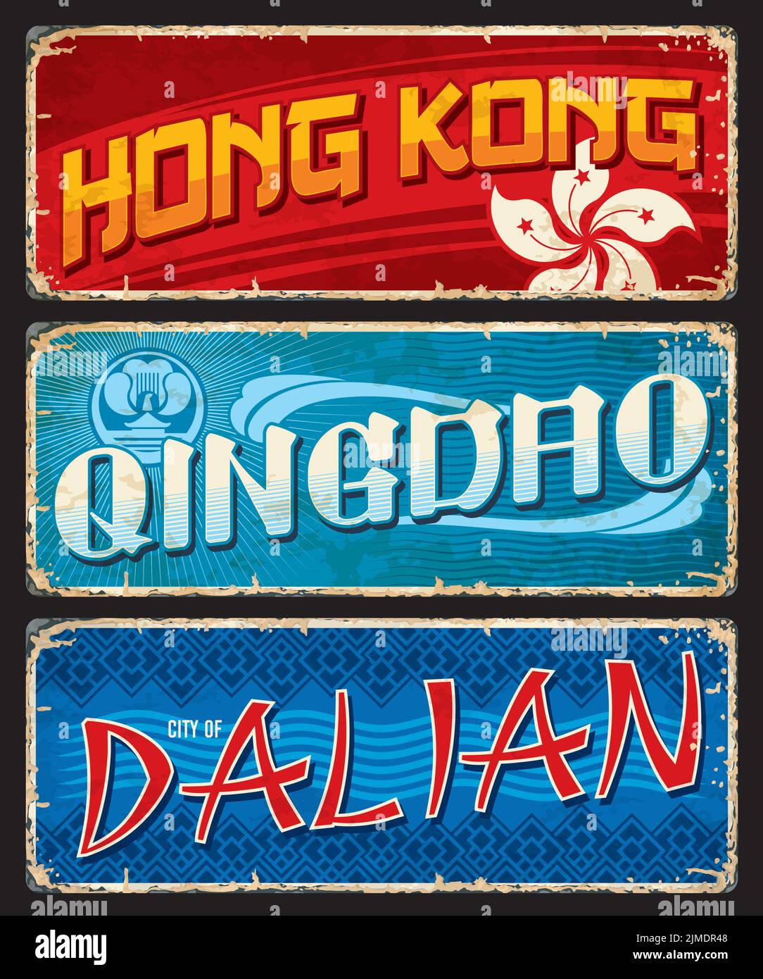 Dalian road Stock Vector Images - Alamy